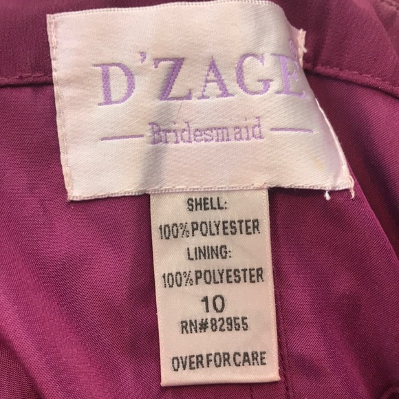 Dresses | Dzage Bridesmaid Dress 875 | Poshmark